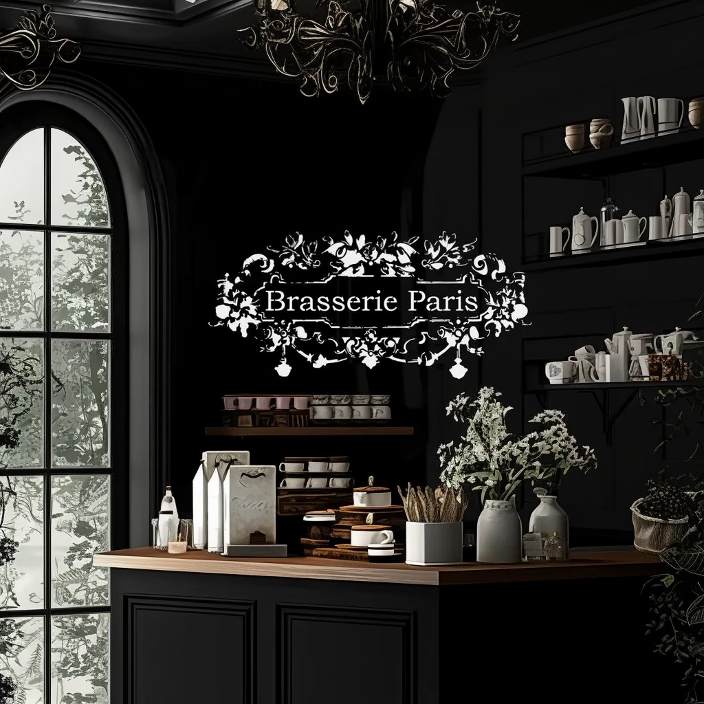 Vintage French Stencils | French Script, Patterns, Furniture Designs ...