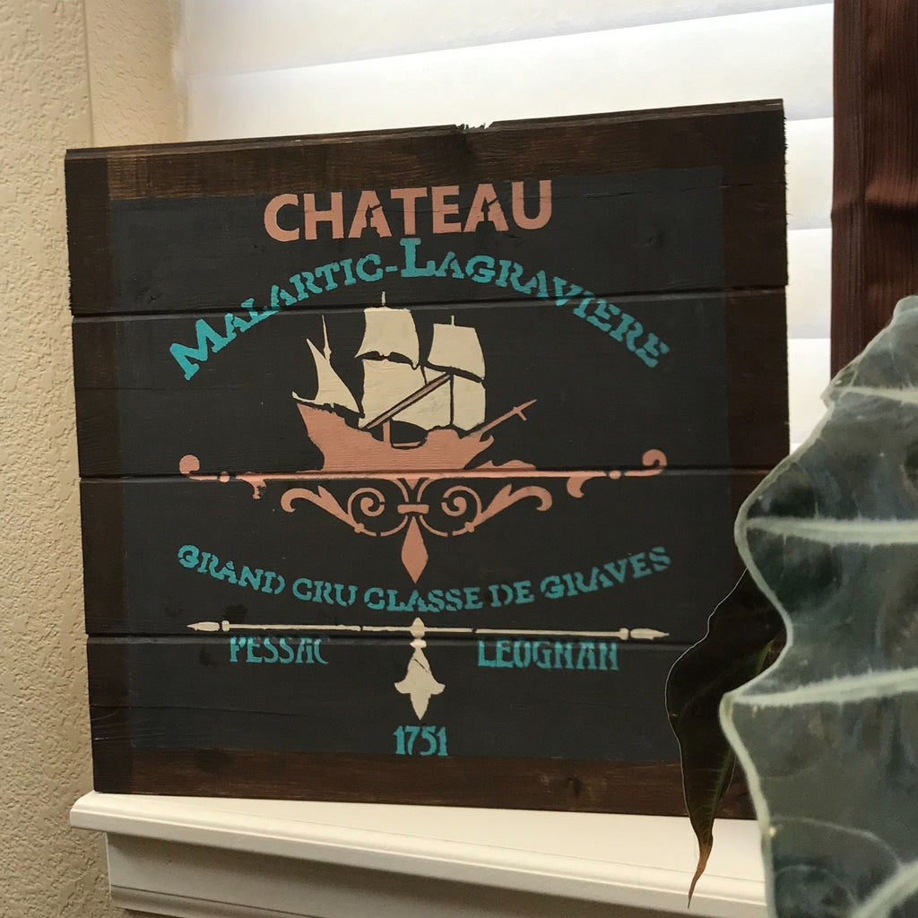 Vintage French Stencils | French Script, Patterns, Furniture Designs ...