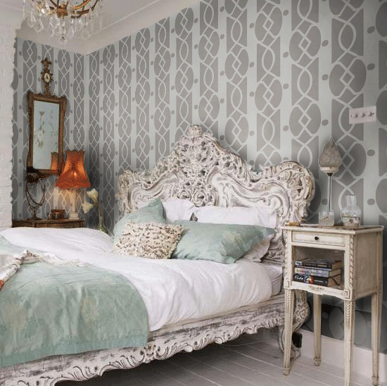 Sophisticated Spanish Trellis Pattern Stencil Continuous Wall Pattern ...
