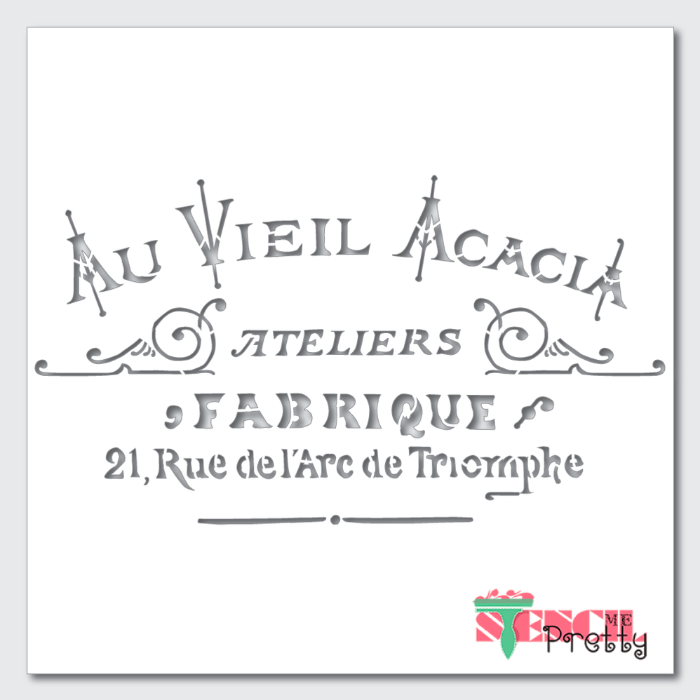 Vintage French Stencils | French Script, Patterns, Furniture Designs ...