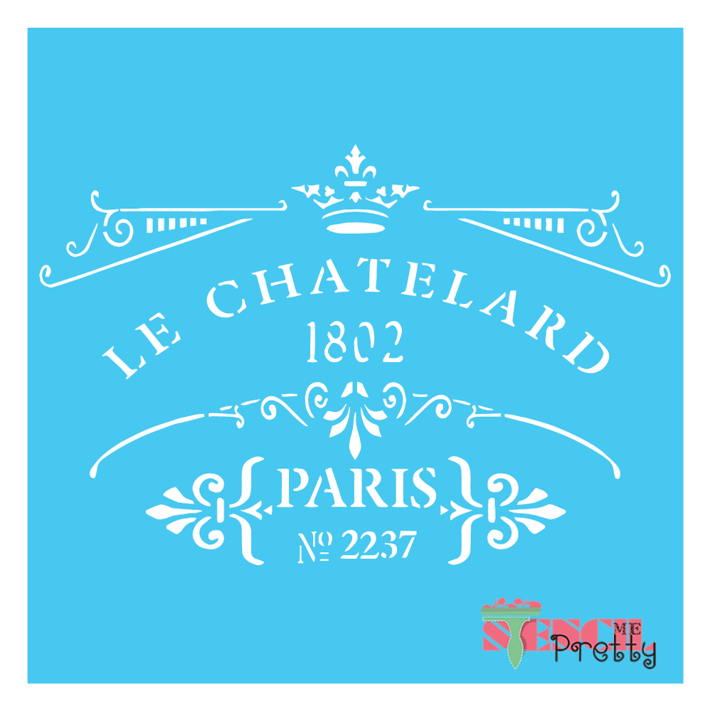 Vintage French Stencils | French Script, Patterns, Furniture Designs ...