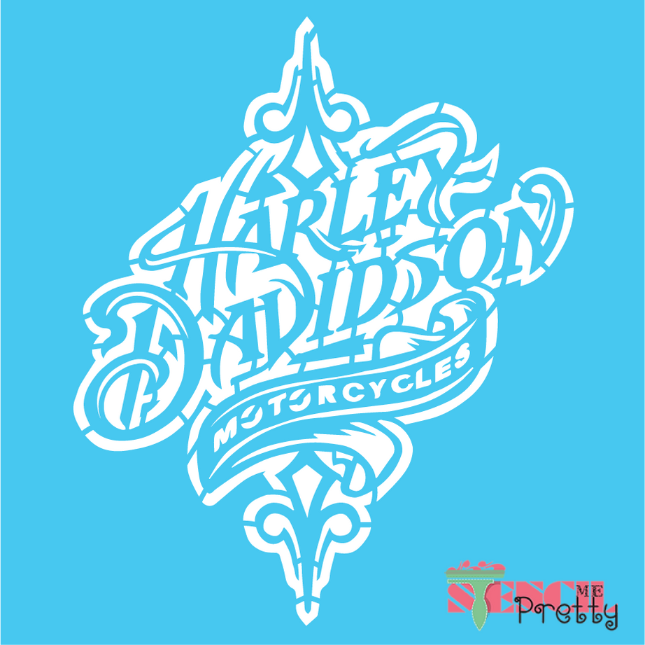 Rev Up Your Creativity with Biker Stencils | Harley Davidson Gas Tank ...