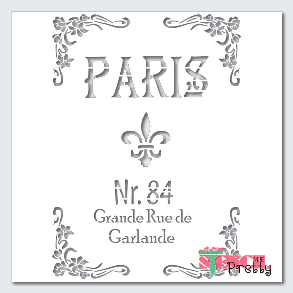 Vintage French Stencils | French Script, Patterns, Furniture Designs ...