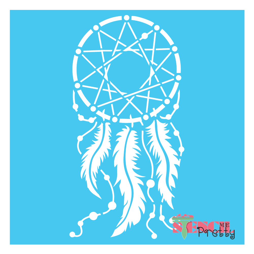 Navajo Dreamcatcher Stencil Native American Tribal Art Template ...
