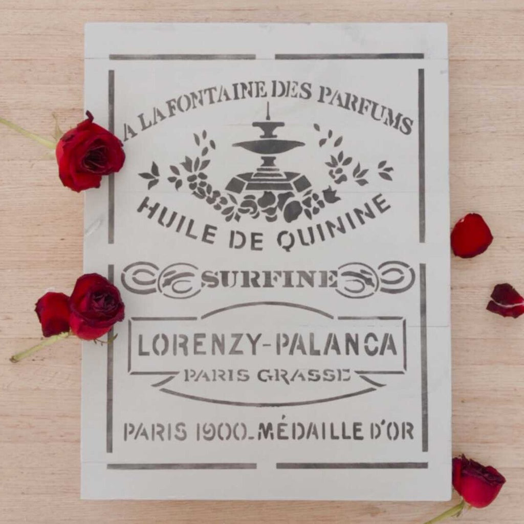 Vintage French Stencils | French Script, Patterns, Furniture Designs ...