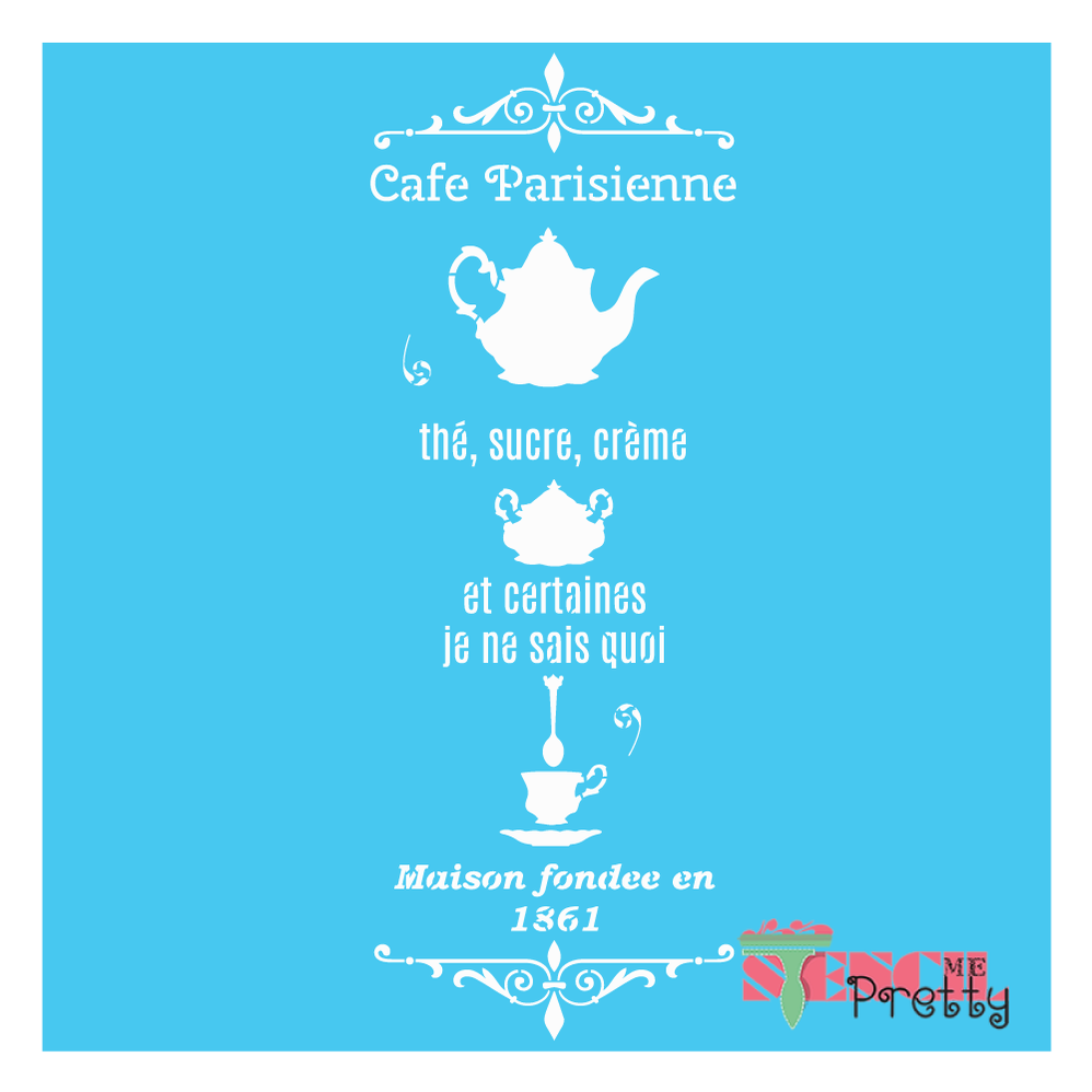 Vintage French Stencils | French Script, Patterns, Furniture Designs ...