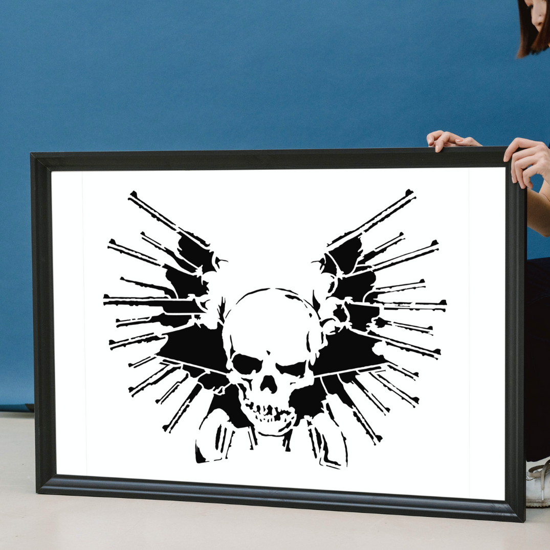 Rev Up Your Creativity with Biker Stencils | Harley Davidson Gas Tank ...